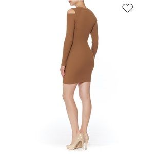 Honey Punch | Dresses | Honey Punch Cold Shoulder Sweater Dress Size S ...